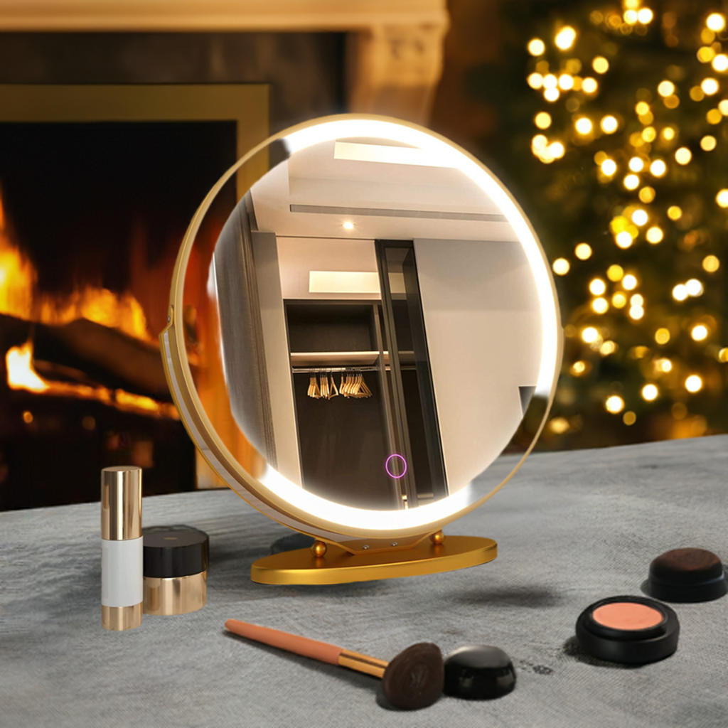 Ingle Home 20" Round Vanity Cosmetic Makeup LED light with Smart Touch
